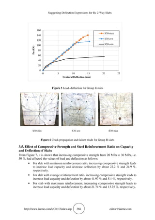 SUGGESTING DEFLECTION EXPRESSIONS FOR RC 2-WAY SLABS | PDF