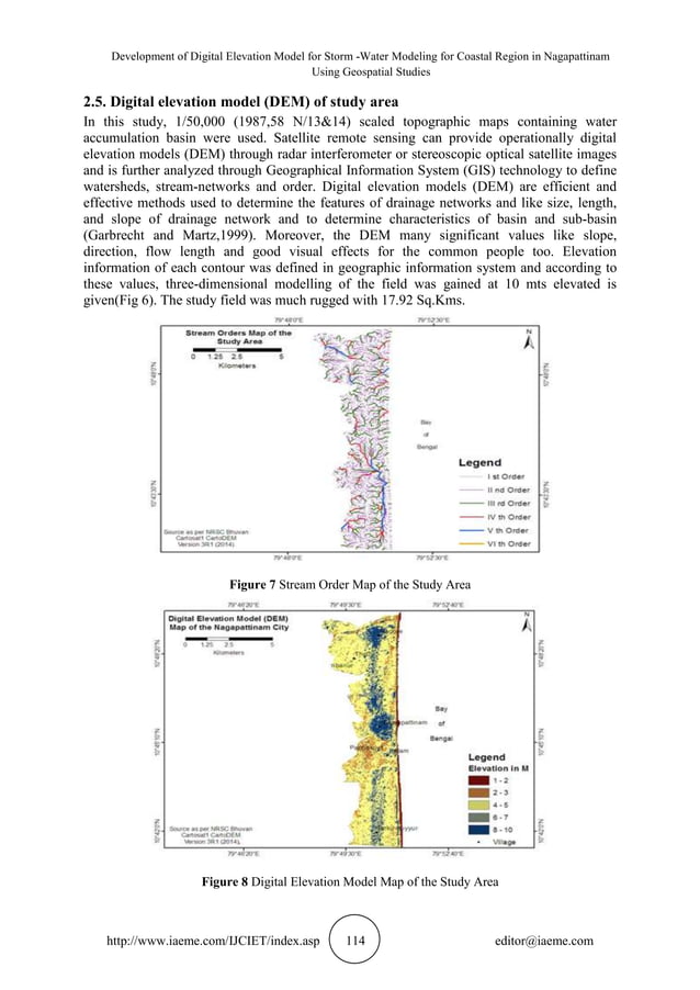 DEVELOPMENT OF DIGITAL ELEVATION MODEL FOR STORM -WATER MODELING FOR COASTAL REGION IN ...
