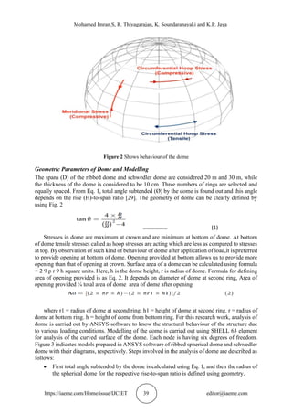 PARAMETRICAL ANALYSIS OF STRUCTURAL DOME | PDF
