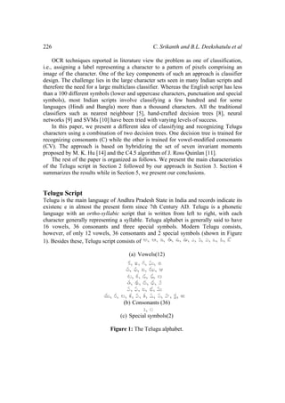 Classification and Identification of Telugu Aksharas using Moment Invariants and C4.5 Algorithm ...