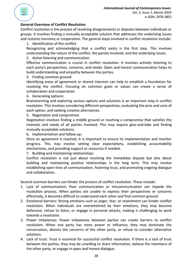 International Journal of Contemporary Issue | PDF