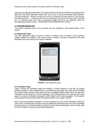 Development of Bi-Directional English To Yoruba Translator for Real ...