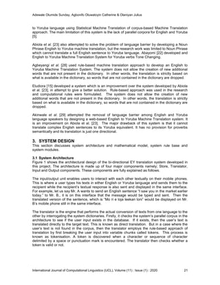 Development of Bi-Directional English To Yoruba Translator for Real ...