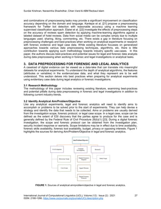 Evidence Data Preprocessing for Forensic and Legal Analytics | PDF
