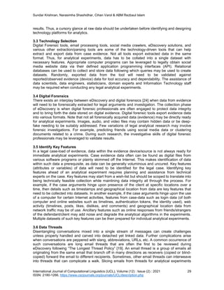 Evidence Data Preprocessing for Forensic and Legal Analytics | PDF