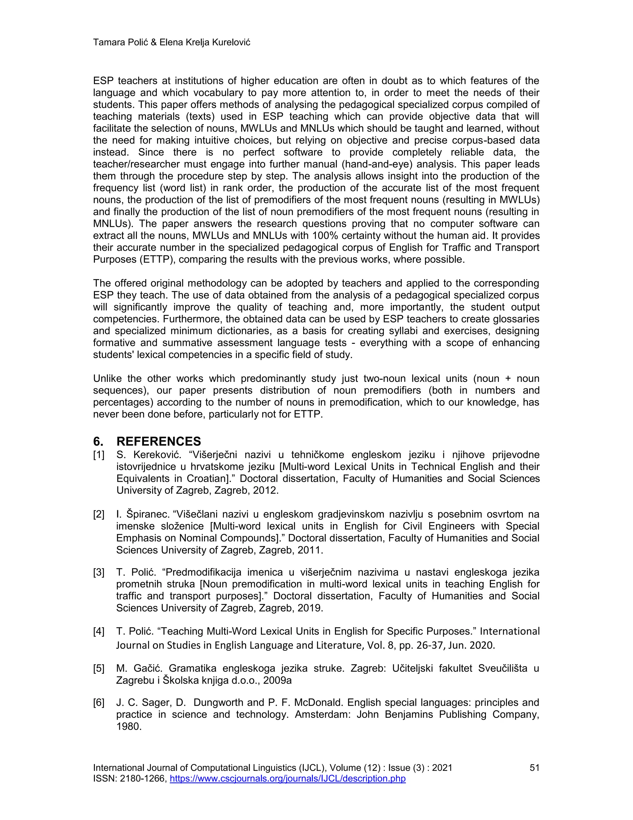 Corpus-Based Vocabulary Learning in Technical English | PDF