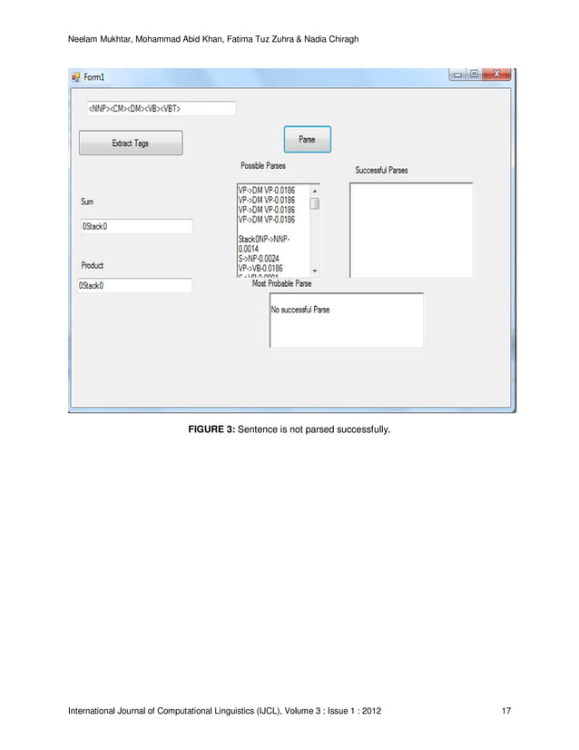 Implementation of Urdu Probabilistic Parser | PDF