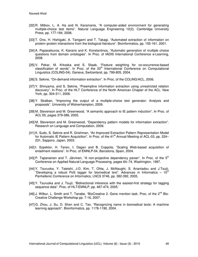 Automatic Generation of Multiple Choice Questions using Surface-based Semantic Relations | PDF