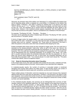 Rule-based Information Extraction for Airplane Crashes Reports | PDF