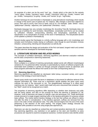 Designing A Rule Based Stemming Algorithm for Kambaata Language Text | PDF
