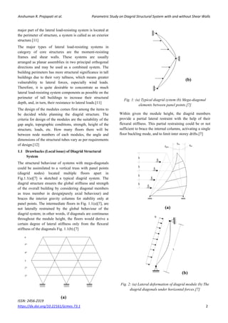 Parametric Study on Diagrid Structural System with and without Shear Walls | PDF