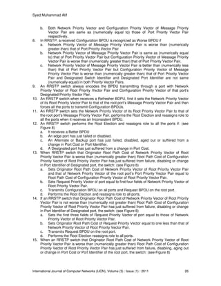 RRSTP: A Spanning Tree Protocol for Obviating Count-to-Infinity from ...