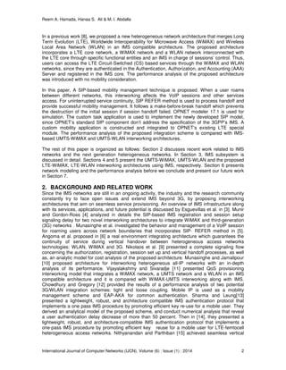 SIP-Based Mobility Management for LTE-WiMAX-WLAN Interworking Using IMS ...