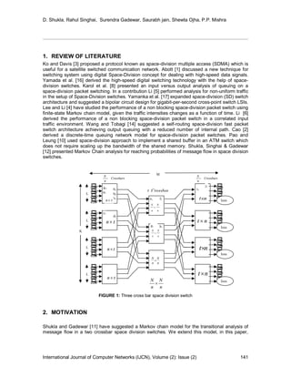 A Stochastic Model Approach for Reaching Probabilities of Message Flow in Space-Division ...