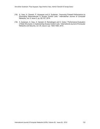 A Simple Traffic Aware Algorithm To Improve Firewall Performance | PDF | Computer Networking ...