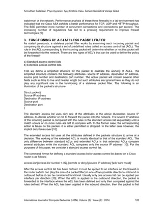 A Simple Traffic Aware Algorithm To Improve Firewall Performance | PDF | Computer Networking ...
