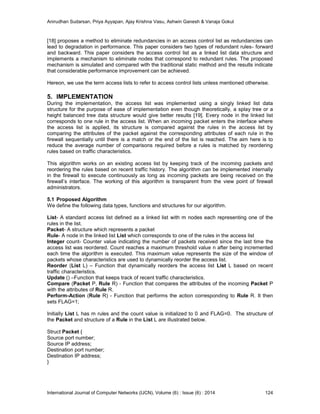 A Simple Traffic Aware Algorithm To Improve Firewall Performance | PDF | Computer Networking ...