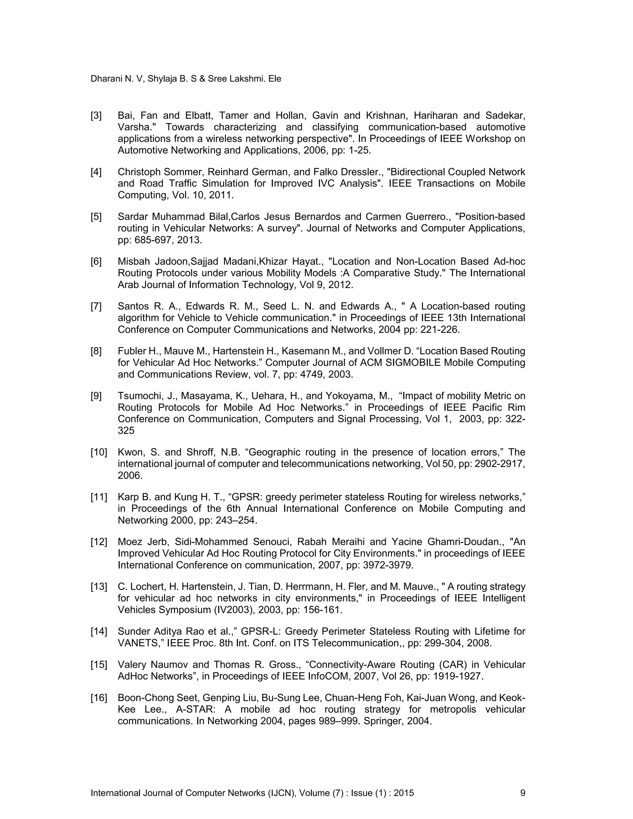 Performance Evaluation Of Gpsr Routing Protocol For Vanets Using Bi