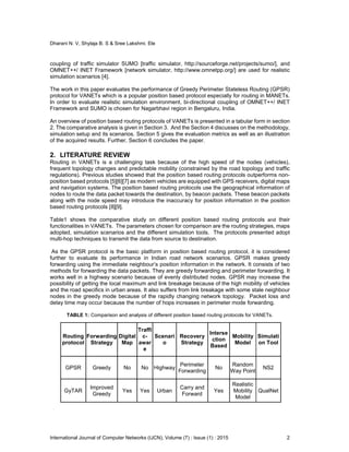 Performance Evaluation of GPSR Routing Protocol for VANETs using Bi-directional Coupling | PDF ...