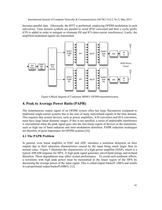 Reducing the Peak to Average Power Ratio of Mimo-Ofdm Systems | PDF | Digital Audio | Computer ...