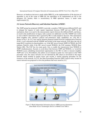 I AM 4 VHO: New Approach to improve Seamless Vertical Handover in Heterogeneous Wireless ...