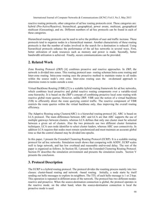 The Extended Clustering Ad Hoc Routing Protocol (Ecrp) | PDF