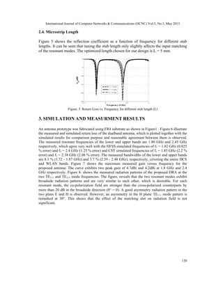 A Compact Dual Band Dielectric Resonator Antenna For Wireless Applications | PDF | Physics | Science