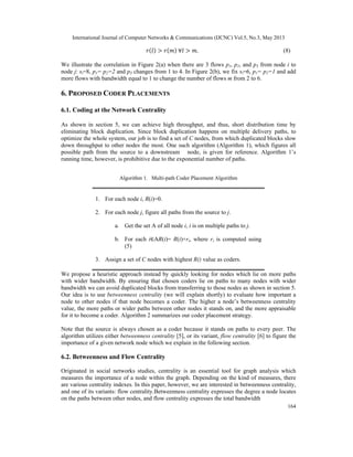 Centrality-Based Network Coder Placement For Peer-To-Peer Content Distribution | PDF