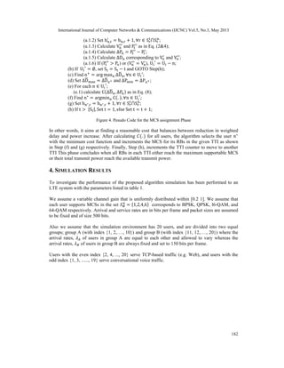 LTE QOS DYNAMIC RESOURCE BLOCK ALLOCATION WITH POWER SOURCE LIMITATION AND QUEUE STABILITY ...