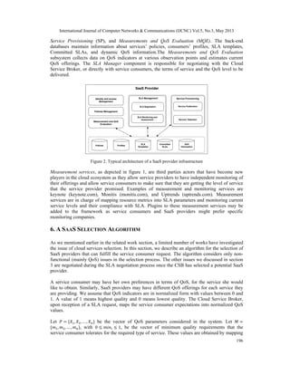 A FRAMEWORK FOR SOFTWARE-AS-A-SERVICE SELECTION AND PROVISIONING | PDF