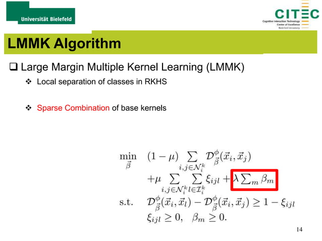Large-Margin Multiple Kernel Learning for Discriminative Features Selection and Representation ...