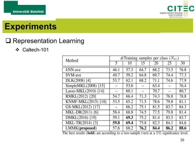 Large-Margin Multiple Kernel Learning for Discriminative Features Selection and Representation ...