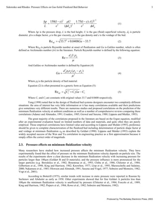 Pressure effects on gas-solid fluidized bed behavior | PDF