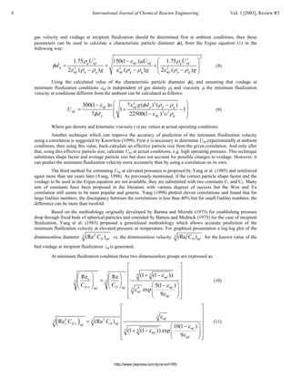 Pressure effects on gas-solid fluidized bed behavior | PDF