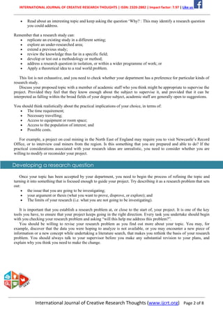 Ijcrt journal details | PDF