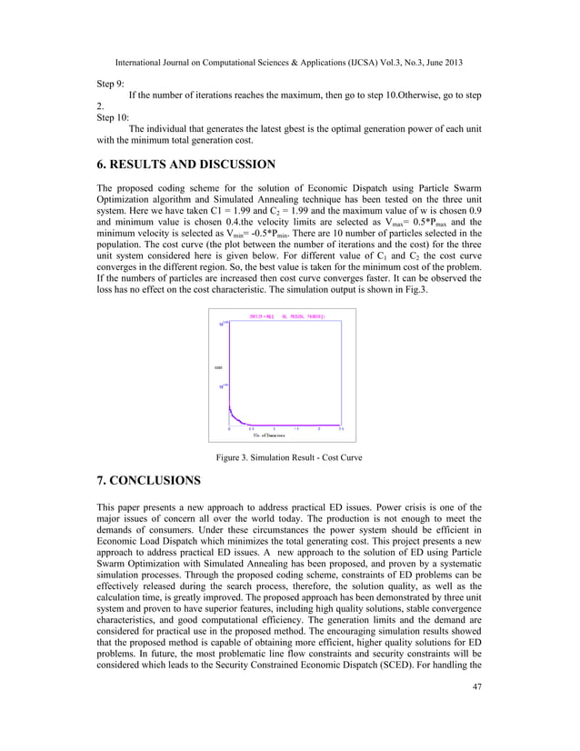 A New Approach To The Solution Of Economic Dispatch Using Particle Swarm Optimization With