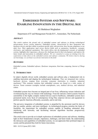 International Journal of Computer Science, Engineering and Applications (IJCSEA) | PDF