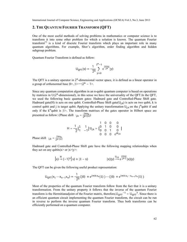 THE RESEARCH OF QUANTUM PHASE ESTIMATION ALGORITHM | PDF | Physics | Science