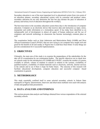 VIABILITY OF COMPUTER-BASED EXAMINATION IN DEVELOPING NATIONS: THE WAY ...