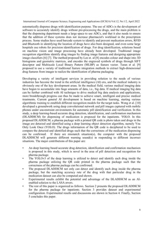 A Deep Learning-based Accurate Drug Detection, Identification and ...