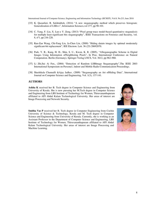 RANDOMIZED STEGANOGRAPHY IN SKIN TONE IMAGES | PDF