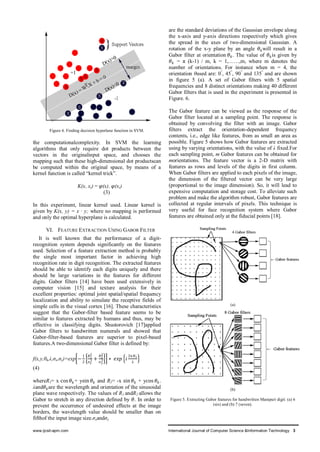 RECOGNITION OF CHEISING IYEK/EEYEK-MANIPURI DIGITS USING SUPPORT VECTOR ...
