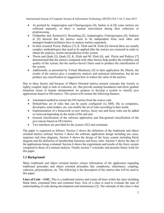 Fuzzy Rule Base System for Software Classification | PDF