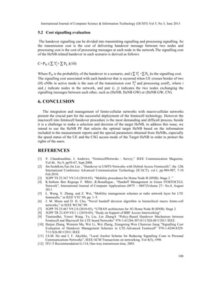Handover management scheme in LTE FEMTOCELL networks | PDF