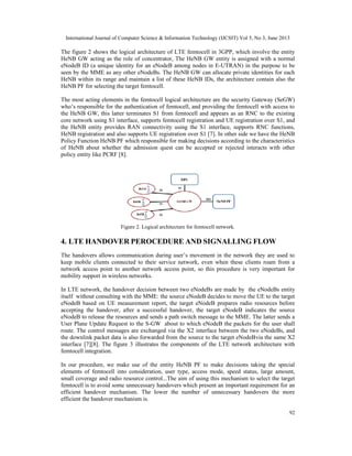 Handover management scheme in LTE FEMTOCELL networks | PDF