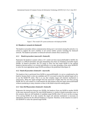 Handover management scheme in LTE FEMTOCELL networks | PDF