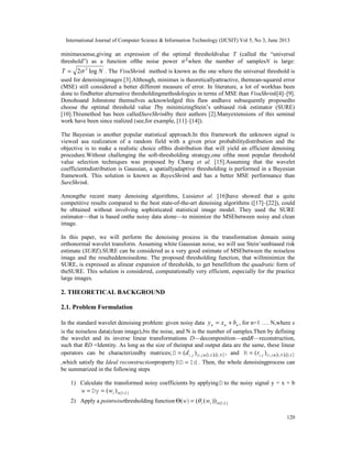 An efficient approach to wavelet image Denoising | PDF