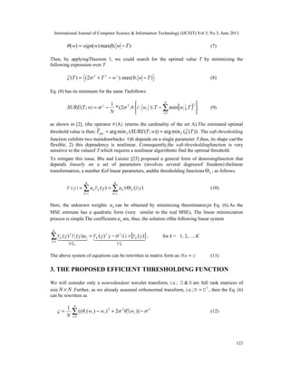 An efficient approach to wavelet image Denoising | PDF