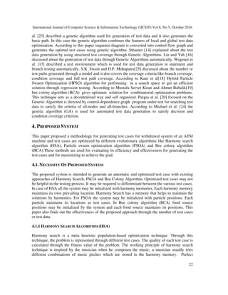 AUTOMATED TEST CASE GENERATION AND OPTIMIZATION: A COMPARATIVE REVIEW | PDF