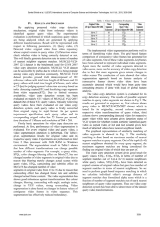 A Segmentation Based Sequential Pattern Matching for Efficient Video ...